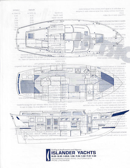 Islander Freeport 41 Specification Brochure – SailInfo I boatbrochure.com
