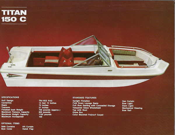 Thunder Craft 1970s Brochure – SailInfo I boatbrochure.com