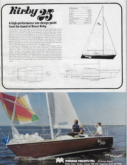 Kirby 25 Brochure – SailInfo I boatbrochure.com