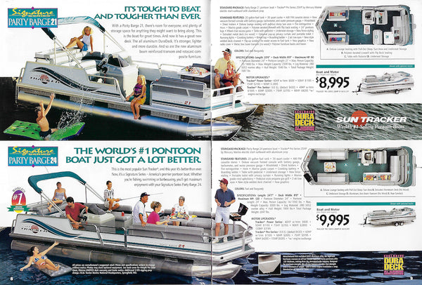 Sun Tracker 1996 Brochure – SailInfo I boatbrochure.com