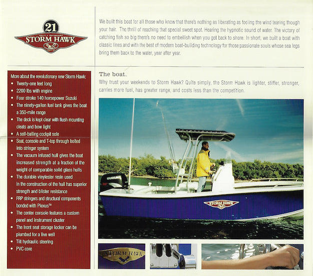 Storm Hawk 21 Brochure – SailInfo I boatbrochure.com
