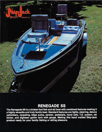 Skip Jack Renegade SS Brochure – SailInfo I boatbrochure.com