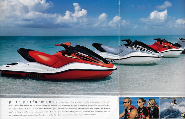Honda 2004 Aquatrax Brochure – SailInfo I boatbrochure.com