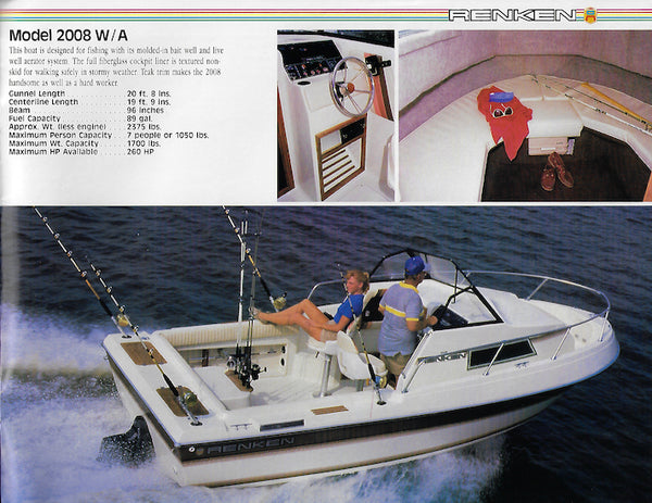 Renken 1987 Brochure – SailInfo I boatbrochure.com