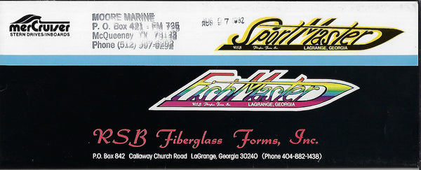 RSB Sport Master Poster Brochure – SailInfo I boatbrochure.com