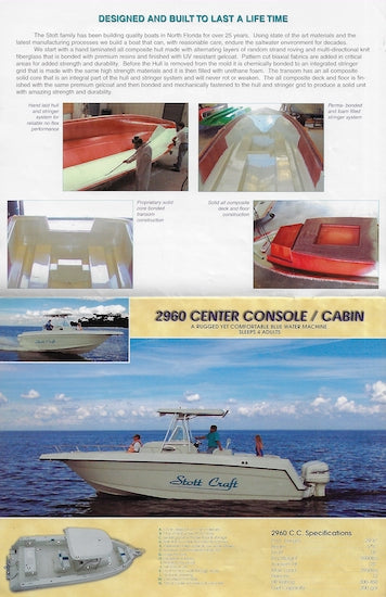 Stott Craft 2000s Brochure – SailInfo I boatbrochure.com