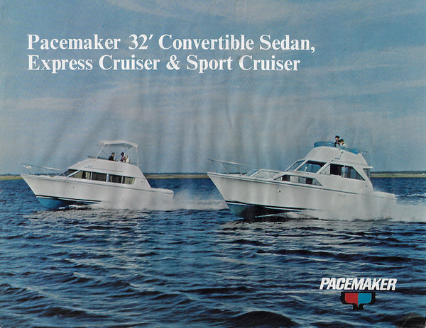 Pacemaker 32 Convertible Sedan, Express Cruiser & Sport Cruiser Brochu ...