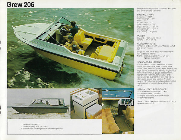 Grew 1977 Brochure – SailInfo I boatbrochure.com