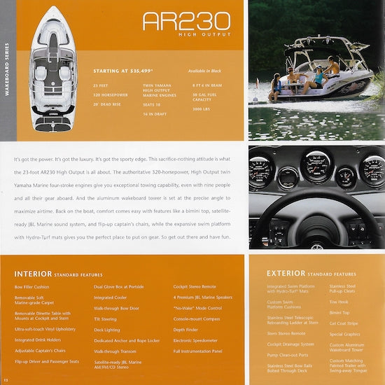Yamaha 2006 Sport Boats Brochure – SailInfo I boatbrochure.com