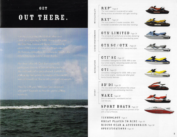 Sea Doo 2006 Watercraft Brochure – SailInfo I boatbrochure.com