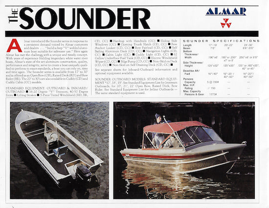 Almar 1990 Brochure – SailInfo I boatbrochure.com