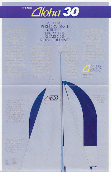 Aloha 30 Brochure – SailInfo I boatbrochure.com