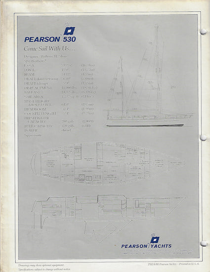 Pearson 530 Brochure – SailInfo I boatbrochure.com
