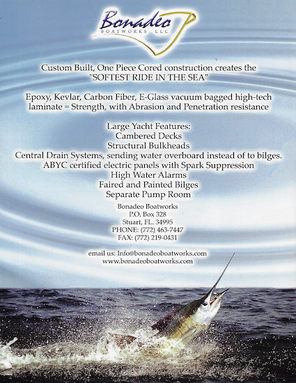 Bonadeo Boatworks Brochure – SailInfo I boatbrochure.com