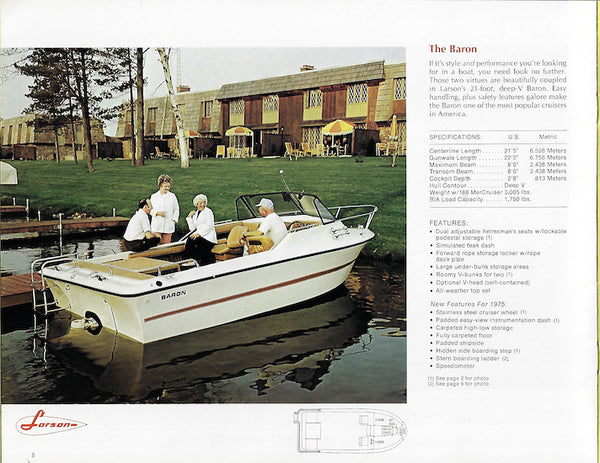 Larson 1975 Brochure – SailInfo I boatbrochure.com