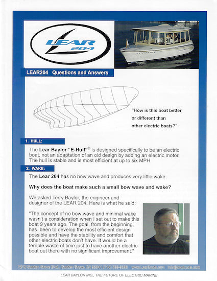 Lear Q&A Brochure – SailInfo I boatbrochure.com