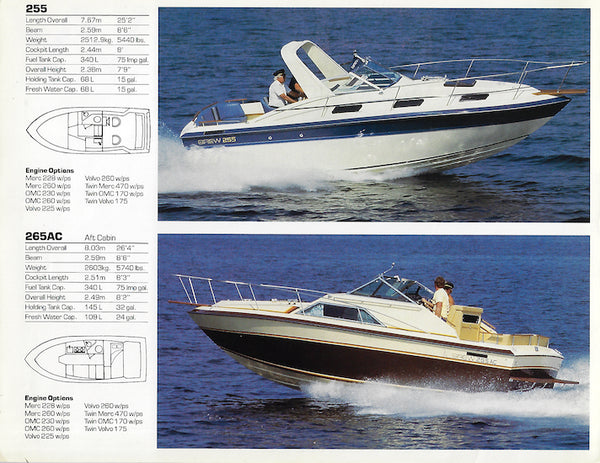 Grew 1980 Weekenders Brochure – SailInfo I boatbrochure.com
