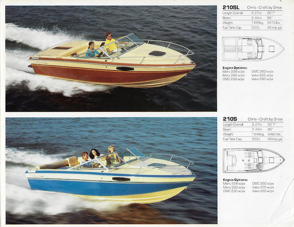 Grew 1980 Sportboats Brochure – SailInfo I boatbrochure.com