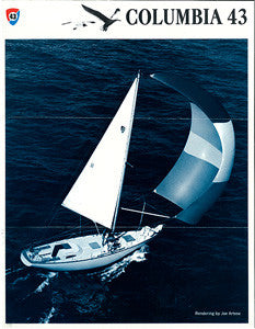 Columbia 43 Preliminary Brochure – SailInfo I boatbrochure.com