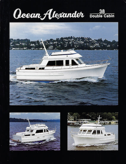 Ocean Alexander 38 Double Cabin Specification Brochure – SailInfo I ...