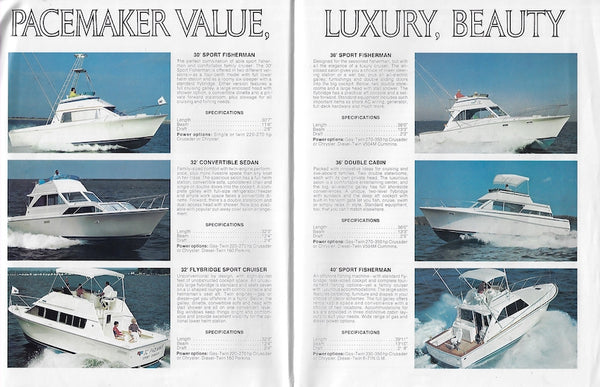 Pacemaker 1970s Brochure – SailInfo I boatbrochure.com