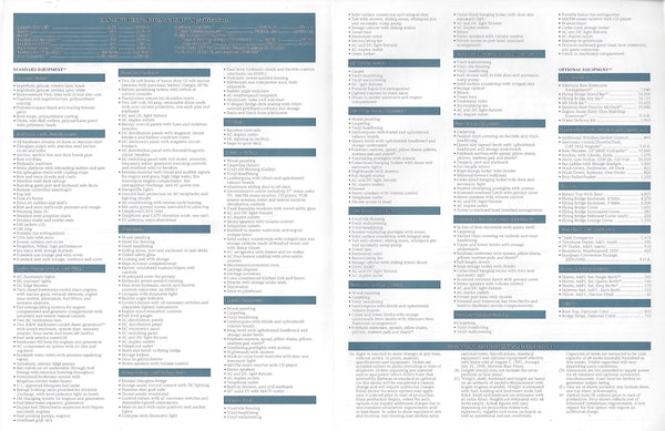 Hatteras 65 Sport Deck Motor Yacht Specification Brochure – SailInfo I ...