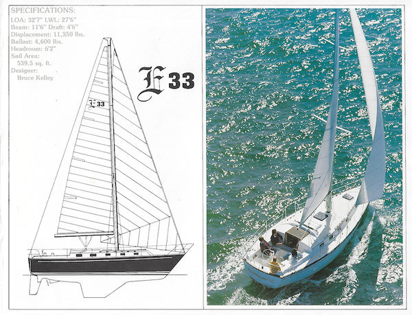 Endeavour 33 Brochure – SailInfo I boatbrochure.com