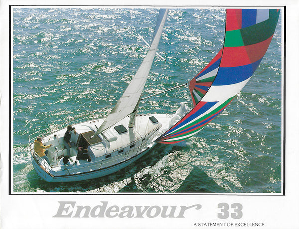 Endeavour 33 Brochure – SailInfo I boatbrochure.com