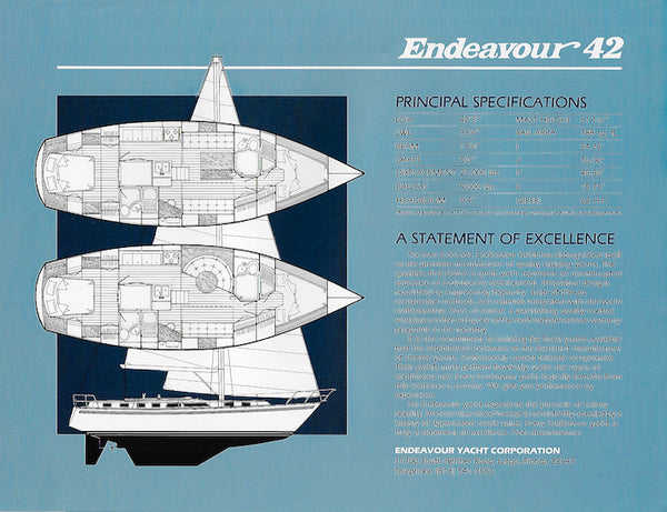 Endeavour 42 Brochure – SailInfo I boatbrochure.com