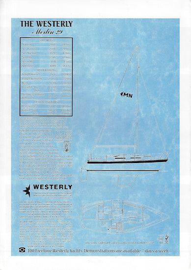 Westerly Merlin 29 Brochure – SailInfo I boatbrochure.com