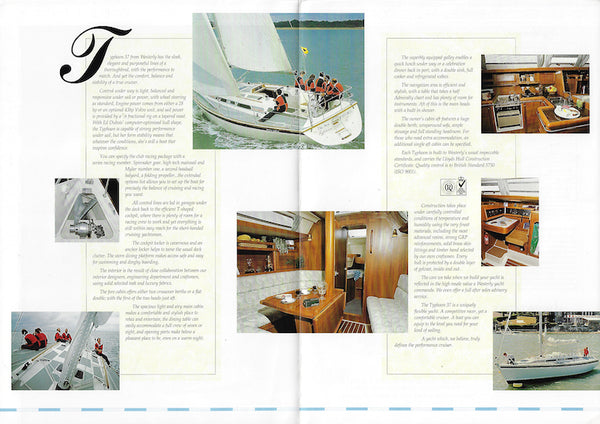 Westerly Typhoon 37 Brochure – SailInfo I boatbrochure.com