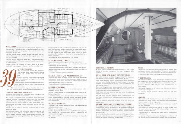 Fast Passage 39 Brochure – SailInfo I boatbrochure.com