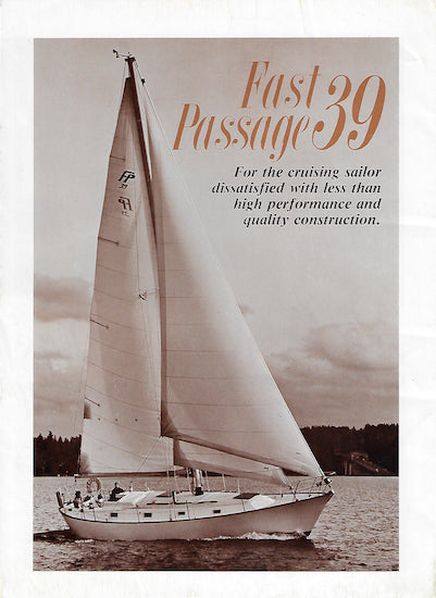 Fast Passage 39 Brochure – SailInfo I boatbrochure.com