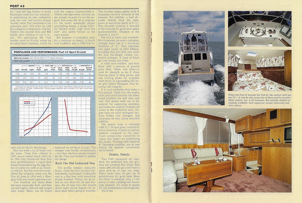 Post 43 Boating Magazine Reprint Brochure – SailInfo I boatbrochure.com