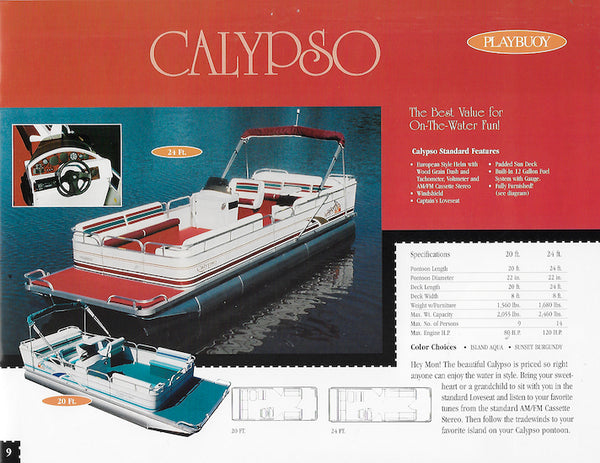 Playbuoy 1997 Pontoon Brochure – SailInfo I boatbrochure.com