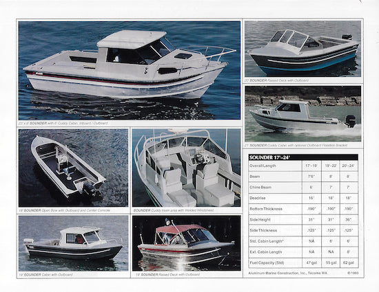 Almar Sounder 17 - 24 Brochure – SailInfo I boatbrochure.com