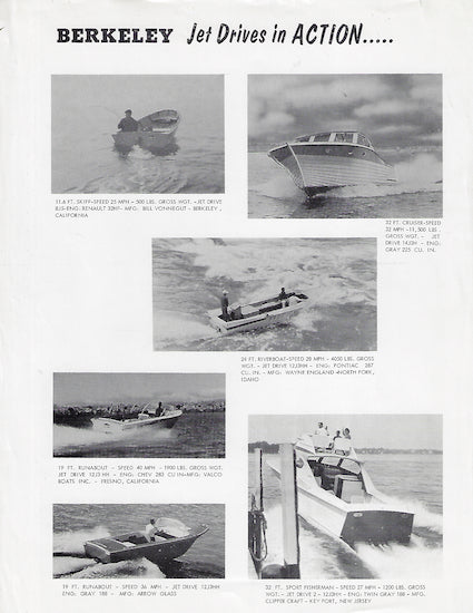 Berkeley Jet Drive Brochure – SailInfo I boatbrochure.com