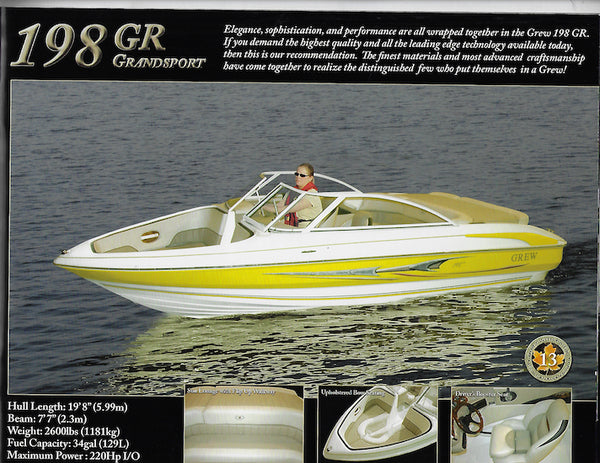 Grew 2008 Brochure – SailInfo I boatbrochure.com