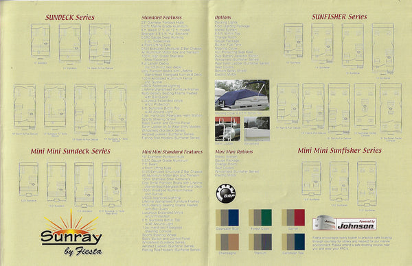 Fiesta Sunray Pontoon Boat Brochure – SailInfo I boatbrochure.com