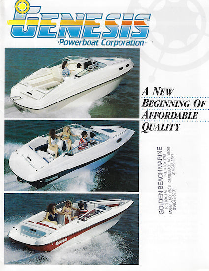 Genesis Brochure – SailInfo I boatbrochure.com