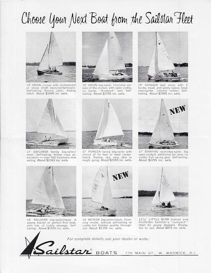 Sailstar Brochure – SailInfo I boatbrochure.com