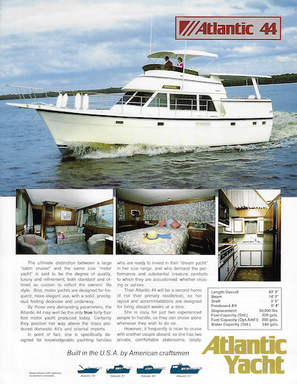 Atlantic 44 Brochure – SailInfo I boatbrochure.com