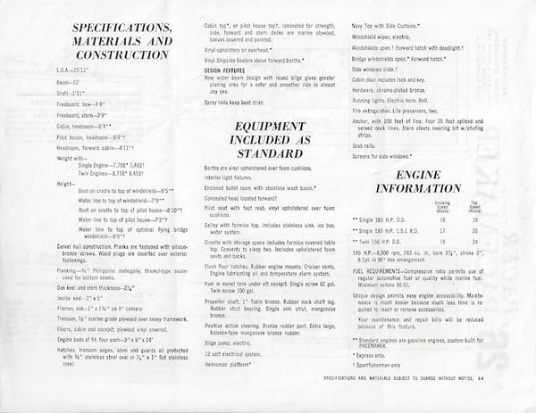 Pacemaker Pacer 26 Specification Brochure – SailInfo I boatbrochure.com