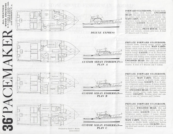 Pacemaker 36 Specification Brochure – SailInfo I boatbrochure.com