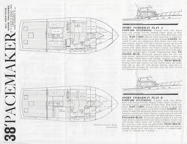 Pacemaker 38 Specification Brochure – SailInfo I boatbrochure.com