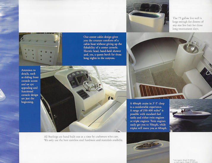 Sterling 38 Open Fish Brochure – SailInfo I boatbrochure.com