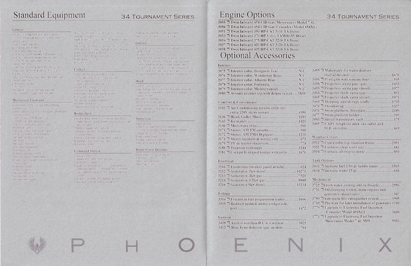 Phoenix 34 Tournament Series Specification Brochure – SailInfo I ...