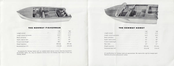 Kenway 1950s Brochure – SailInfo I boatbrochure.com