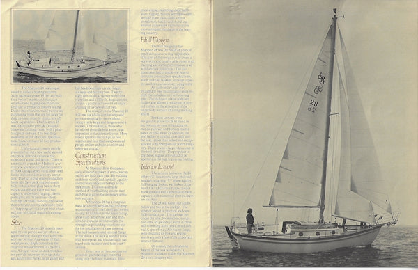 Shannon 28 Brochure – SailInfo I boatbrochure.com