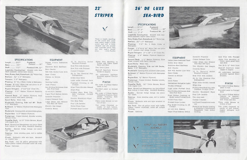 Zuback’s Sea Skiffs Brochure – SailInfo I boatbrochure.com